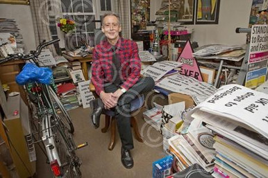 34405273-FEATURES - Peter Tatchell at his flat in Elephant and Castle ...