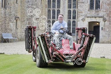 34968572-George Lowsley-Williams, driving a lawn mower that is nick ...