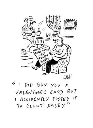 34448997-Pugh cartoon for Daily Mail 13th February 2017 showing couple ...