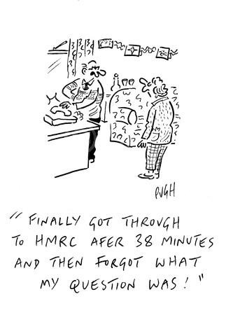 32228219-Pugh Cartoon HMRC phone call - Newsprints
