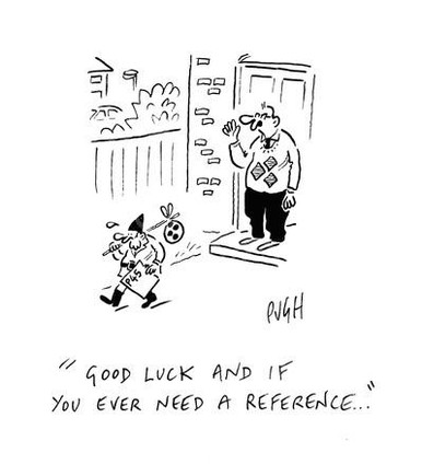 32765647-Pugh Cartoon Garden gnome leaving home - Newsprints