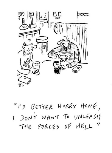 18096974-I'd better hurry home, I don't want to unleash the forces of ...