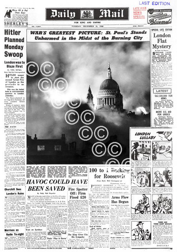 37767570-The front page of the Daily Mail - WAR S GREATEST PICTURE : ST ...