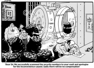 36927622-Mac Cartoon that appeared in the DAily Mail 27 09 2018. It s ...