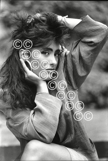 34608195-Sabrina, Italian pop singer, 1988. . REXSCANPIX. - Newsprints