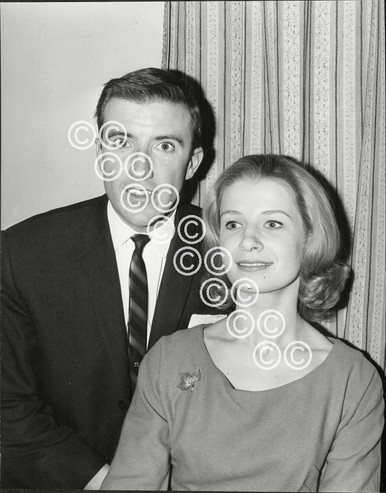 34872643-Entertainer, Roy Castle, with his fiancee Fiona Dickson now ...