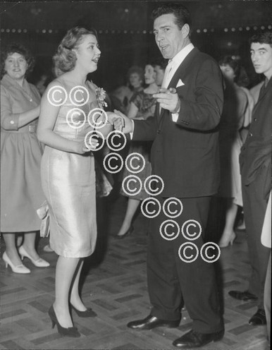 34914877-Actor Kieron Moore, dancing at the Weekend Mail Ball, 1959 ...