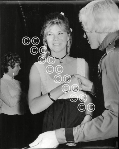 34914929-Actress Suzanne Neve with DJ Jimmy Savile, at the Weekend Mail ...