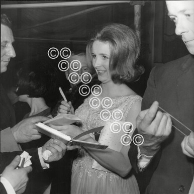 34914939-Actress singer comedienne Millicent Martin, signing autographs ...