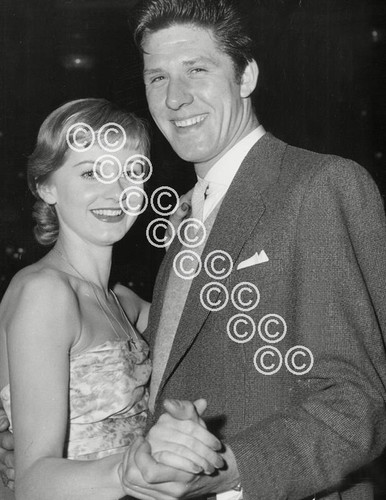 34914945-Actress Jill Ireland, dancing with George Jarman, at the ...