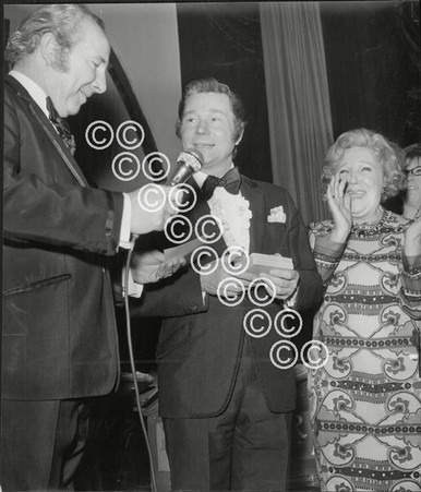 34914981-Weekend editor David Hill with actors Reg Varney and Doris ...