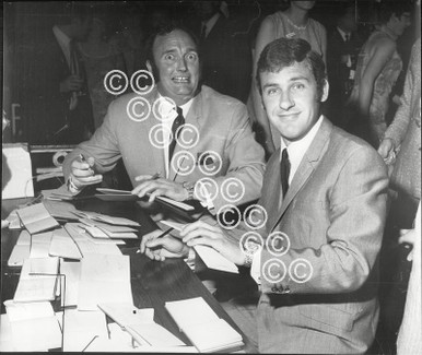 34915009-Actors Ivor Salter left and Ray Lonnen, of TV s Honey Lane ...