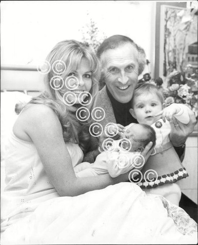 35272259-Comedian Bruce Forsyth with wife Anthea Redfern and new born ...