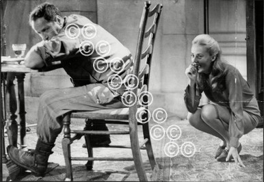 35632799-Actress Jeanne Moreau in scene with Actor Eli Wallach in Film ...