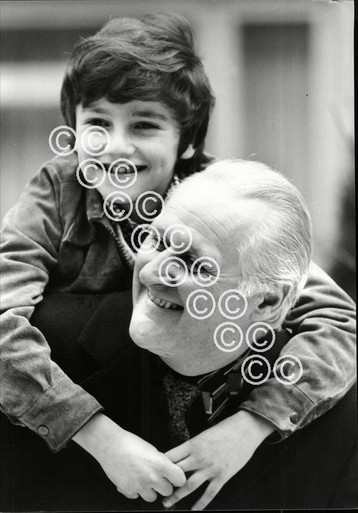 35703196-Actor young deaf and dumb boy Richard Weinbaum with actor ...