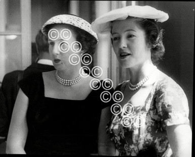 36110727-Actress Mary Malcolm with the Marchioness of Huntley at the ...