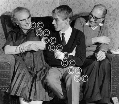 37376541-Adam Faith, singer actor at home in Acton with his mother and ...