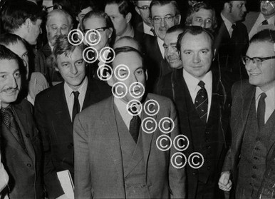 40006282-MP Jeremy Thorpe with his Liberal candidates at the Liberal ...