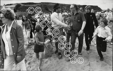 40006279-MP Jeremy Thorpe during his electioneering hovercraft coastal ...