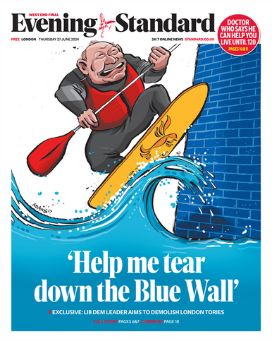 39993821-Evening Standard Front Cover 27 June 2024 - Newsprints