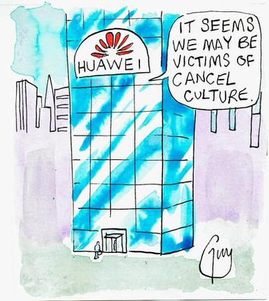 38970686-Guy Venables cartoon - Huawei - It seems we may be victims of ...