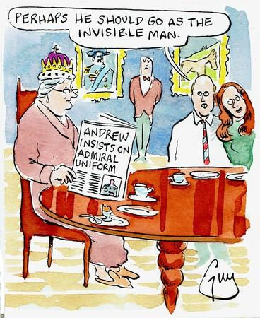 38970912-Guy Venables cartoon for Metro - Queen Elizabeth reading ...