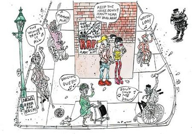 39105433-Michael Heath cartoon for the Mail on Sunday . . . Young ...