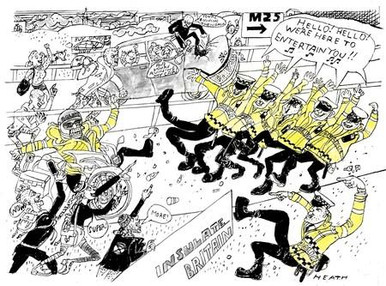 39130588-Michael Heath cartoon for the Mail on Sunday of the Police ...