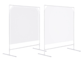 Floor Standing Barrier Screen Semi Transparent, EA - Scot-Med LLC.