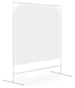 Floor Standing Barrier Screen Semi Transparent, EA - Scot-Med LLC.