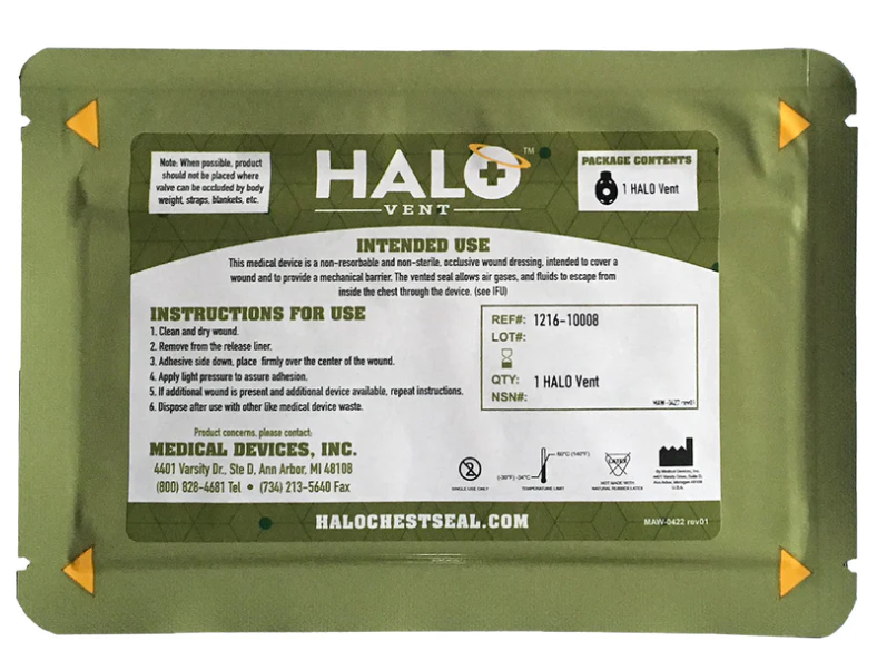 Hyfin chest seal Nar North American Rescue