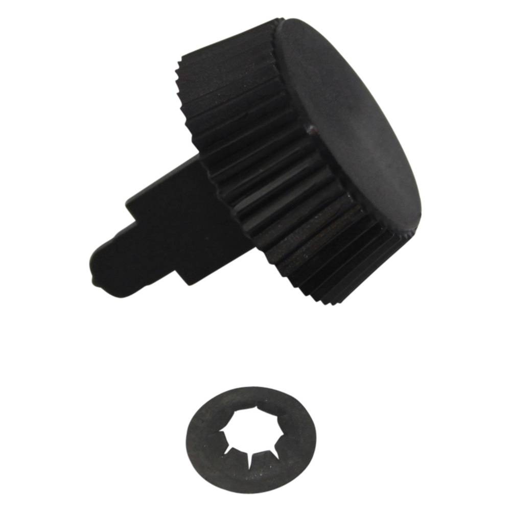 Replacement Black Plastic Key Knob Black, 200 per Case - Scot-Med LLC.