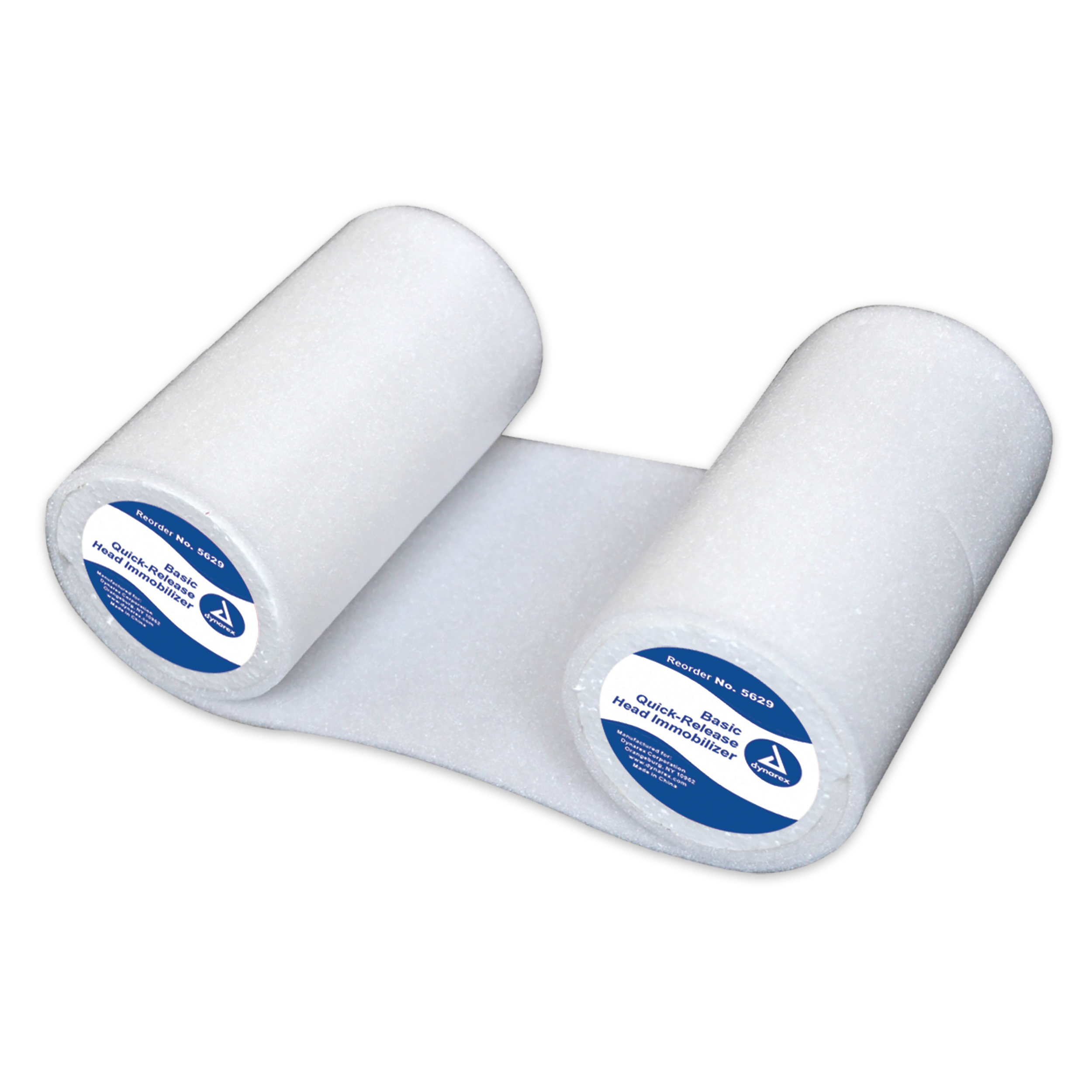 Basic Quick-Release Head Immobilizer White, 5/CS - Scot-Med LLC.