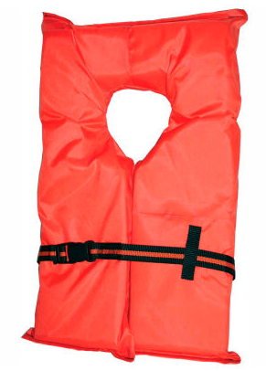 Type II Life Jacket, Orange, Adult - Scot-Med LLC.