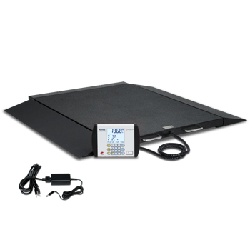 Wheelchair Scale, Portable, Digital, 1000 lb x .2 lb / 450 kg x .1 kg ...