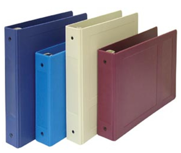 MOLDED BINDER 1.5" CAP S/O 5-RING AQUA - Scot-Med LLC.