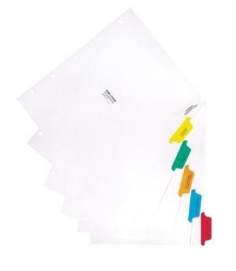 3 TAB CUSTOM PAPER DIVIDER SET - Scot-Med LLC.
