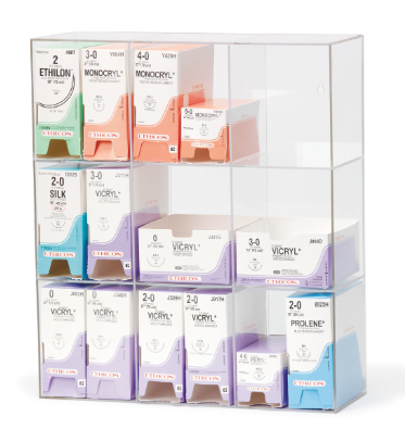 ACRYLIC SUTURE RACK - TRIPLE TIER - Scot-Med LLC.