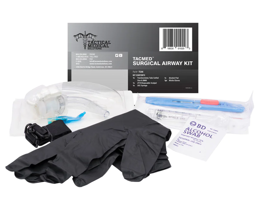 TAC MED SURGICAL AIRWAY KIT, WITH TRACHEAL HOOK - Scot-Med LLC.