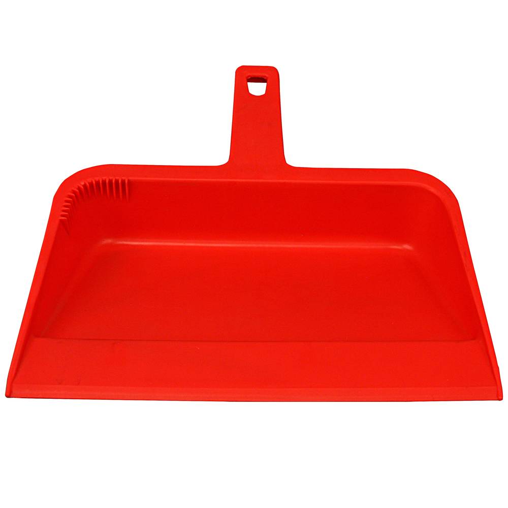 Hand Held Dust Pan 12 in. Red, 12 per Case - Scot-Med LLC.