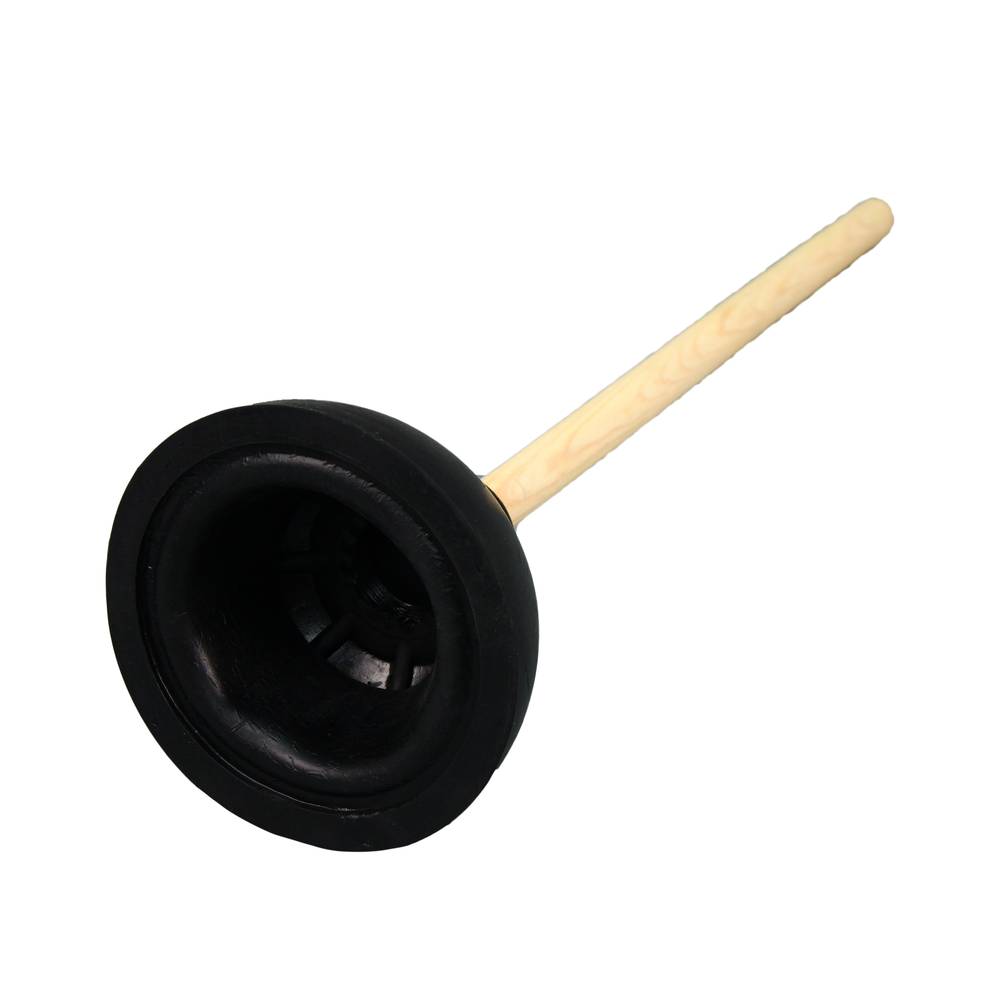 Industrial Professional Plunger Black/Wood Handle, 6 per Case - Scot ...