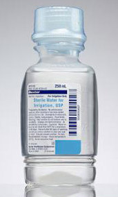 Sterile Water Solution For Irrigation, 250mL, EA - Scot-Med LLC.