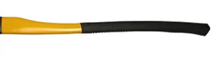 Curved Axe Handle Fiberglass, Yellow with Rubber Grip, 36" in Length ...
