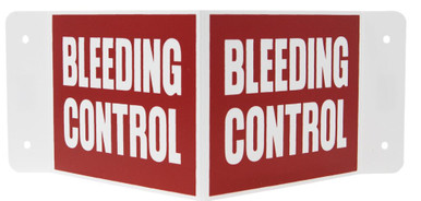BLEEDING CONTROL Transforming wall sign - Scot-Med LLC.