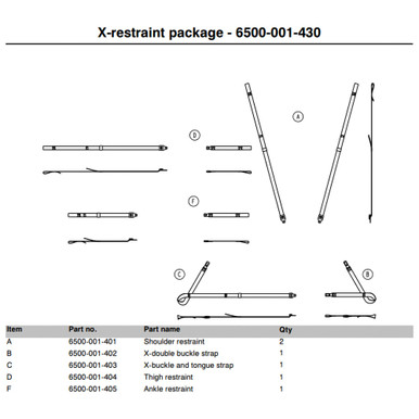 X- Restraint Package, Stryker Power-Pro XT - Scot-Med LLC.
