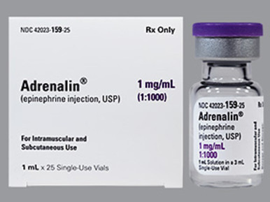 ADRENALIN 1 MG/ML SDV 25X1 ML