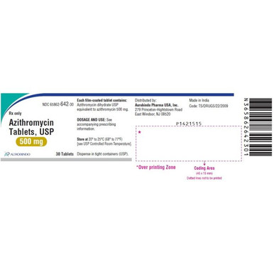 Arithromycin Tablets 500MG 30/BT