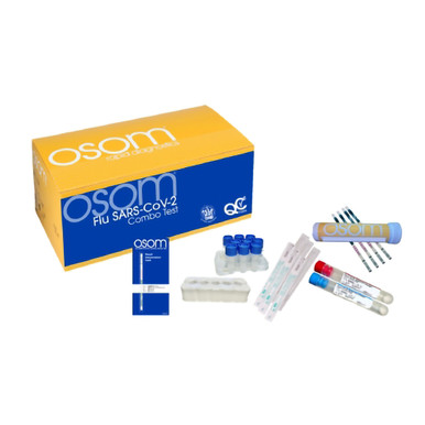 COVID Respiratory Test Kit OSOM Flu A + B / SARS-CoV-2 Combo 25 Tests