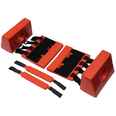 Scoop Stretcher Head Immobilizer, Orange - Scot-Med LLC.