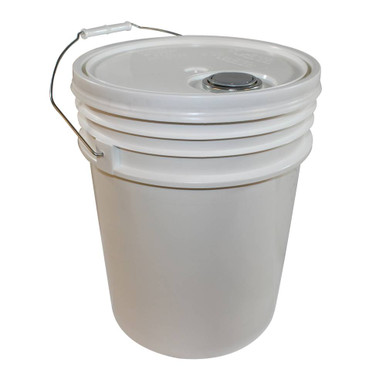 Pail with Lid 5 Gallon White, 5 per Case - Scot-Med LLC.